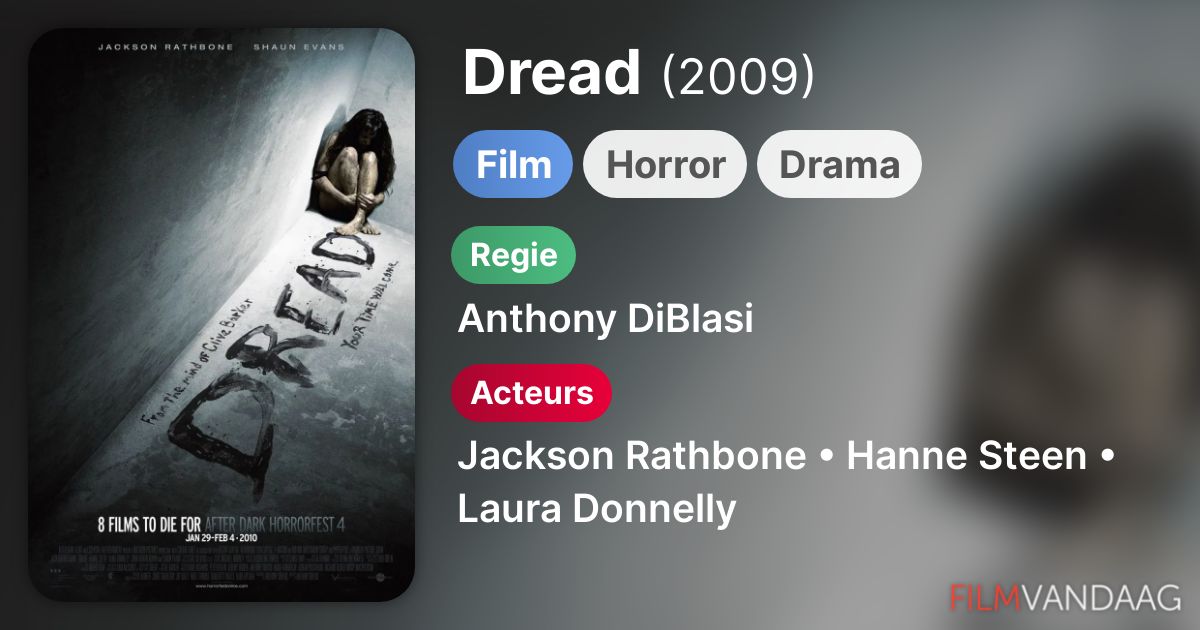 Dread (film, 2009) - FilmVandaag.nl