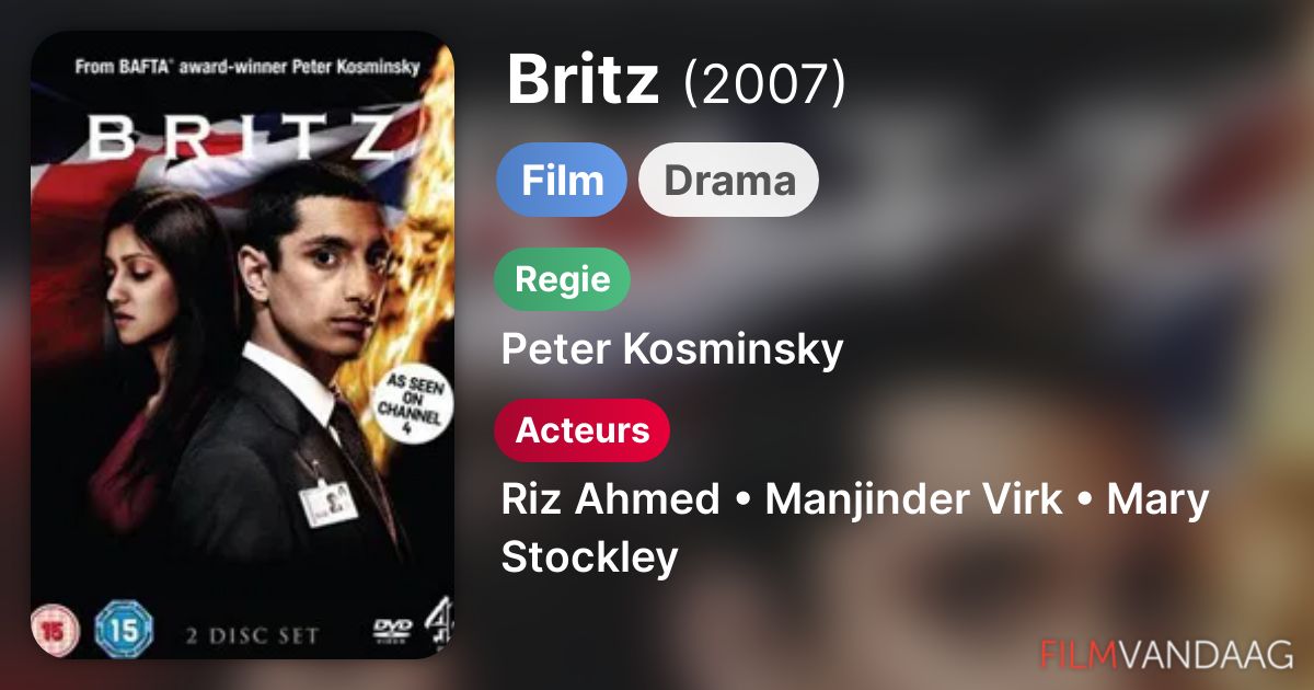 Britz (film, 2007) - FilmVandaag.nl