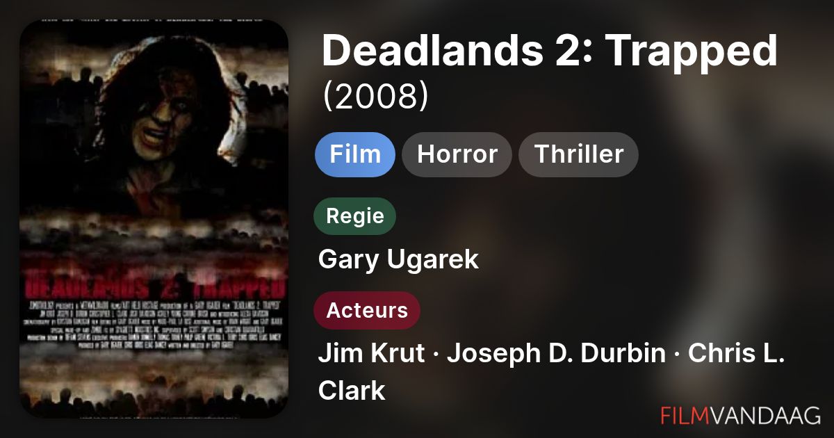 Deadlands 2: Trapped (film, 2008) - FilmVandaag.nl