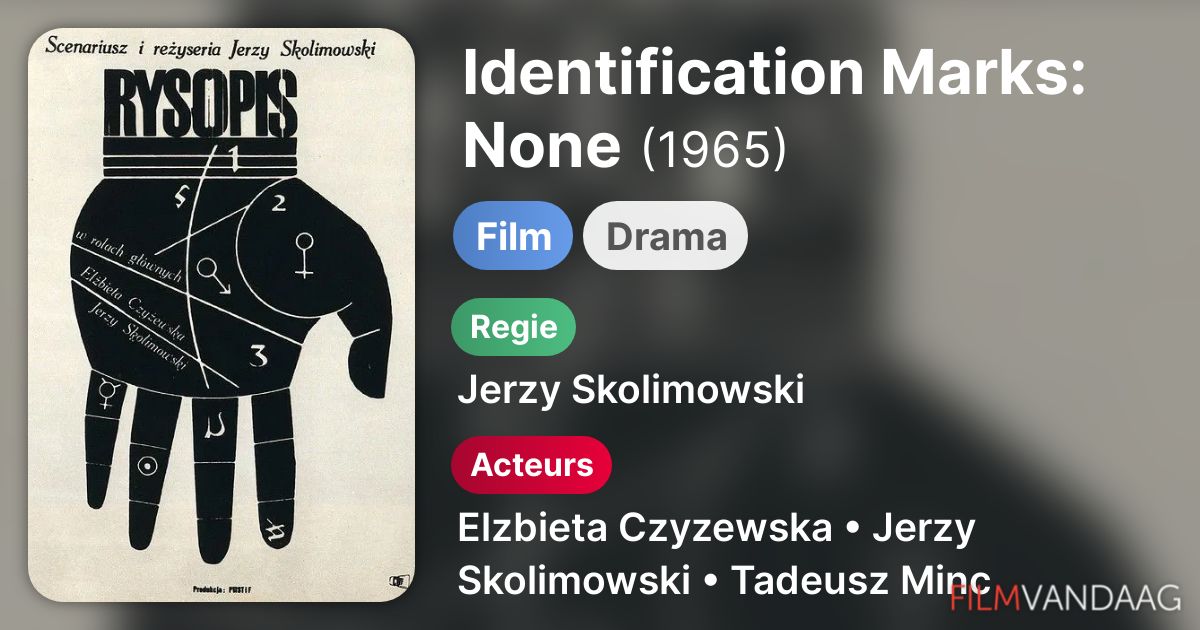 Identification Marks: None (film, 1964) Nu Online Kijken - FilmVandaag.nl