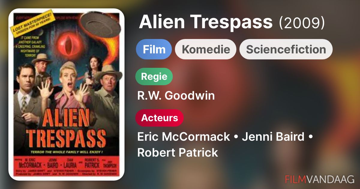 Alien Trespass (film, 2009) - FilmVandaag.nl
