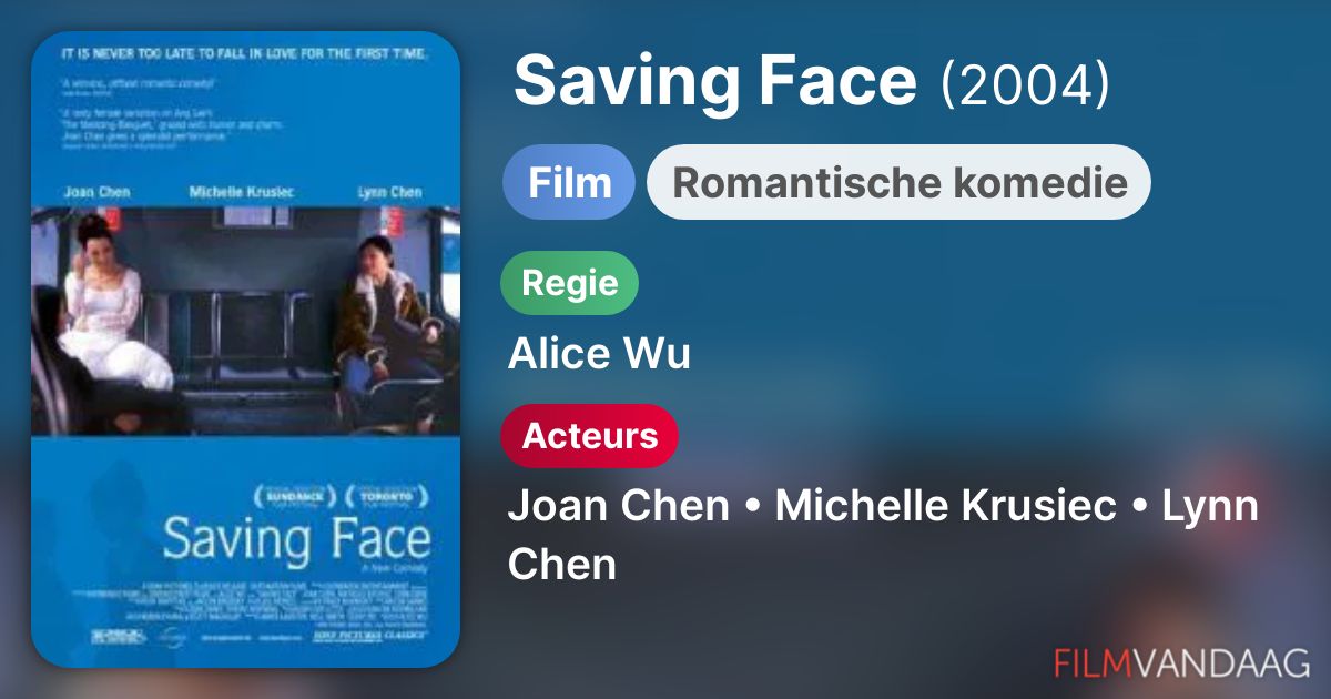 Saving Face (film, 2004) - FilmVandaag.nl