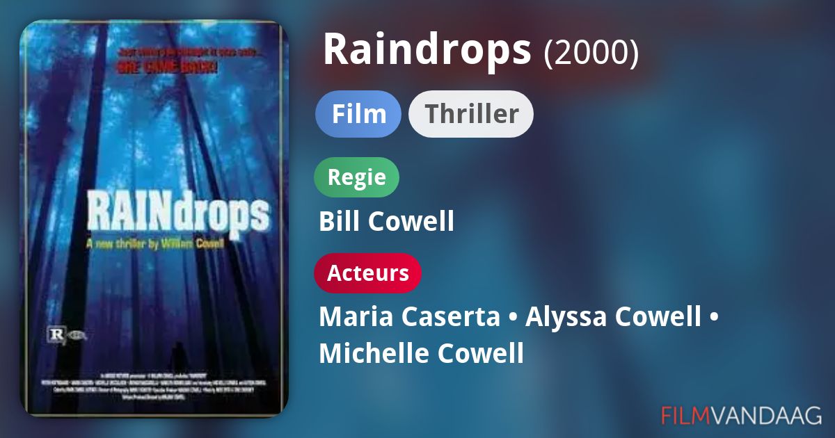 Raindrops (film, 2000) - FilmVandaag.nl
