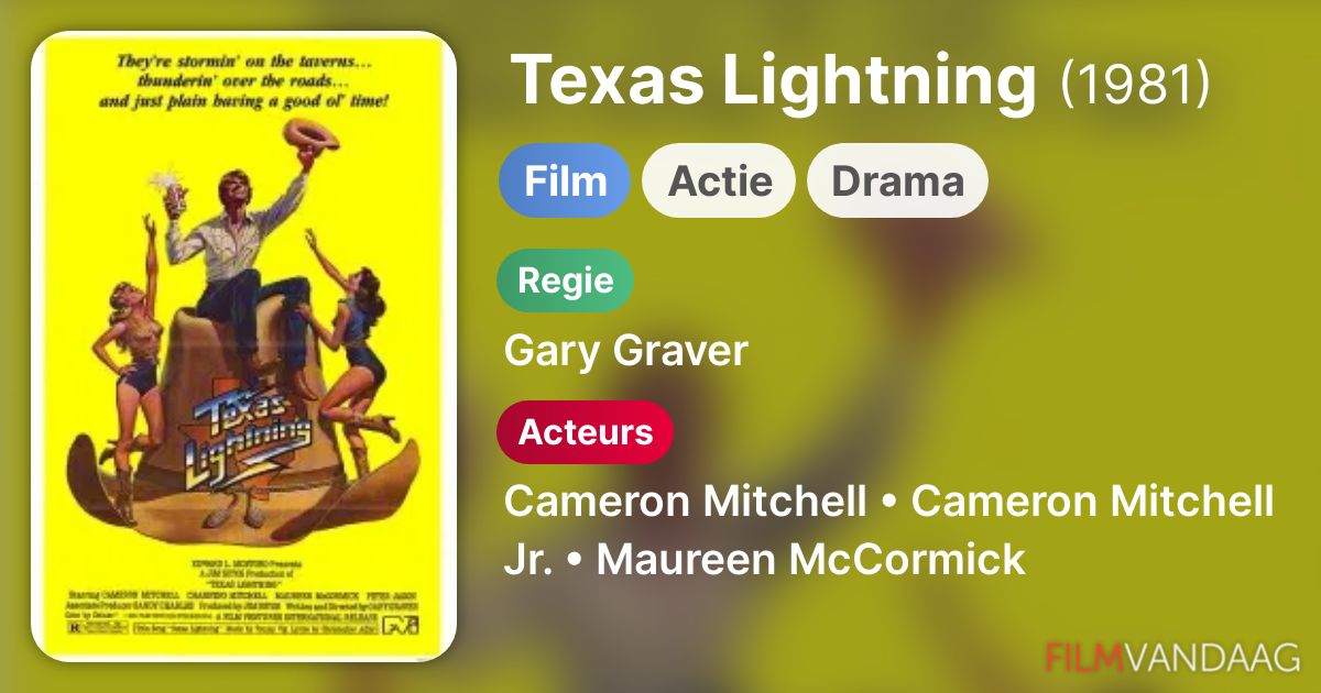 Texas Lightning (film, 1981) - FilmVandaag.nl