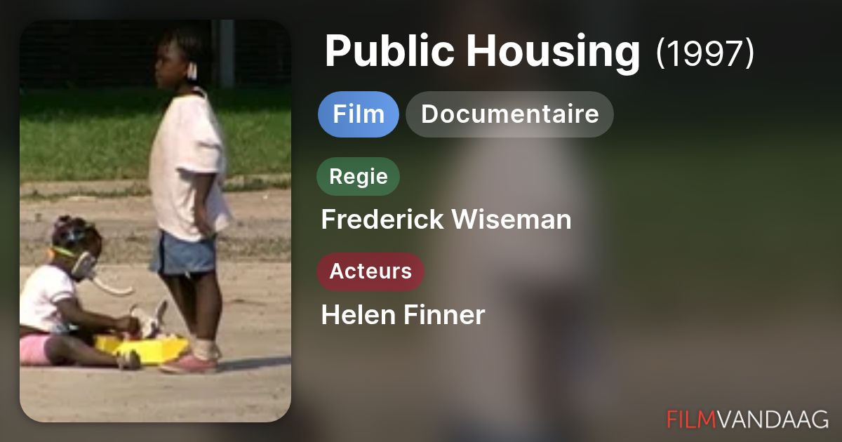 Public Housing (film, 1997) - FilmVandaag.nl