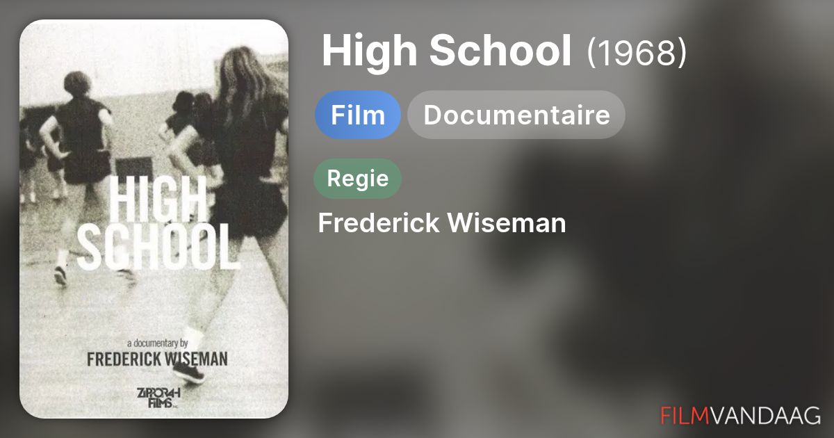High School (film, 1968) - FilmVandaag.nl