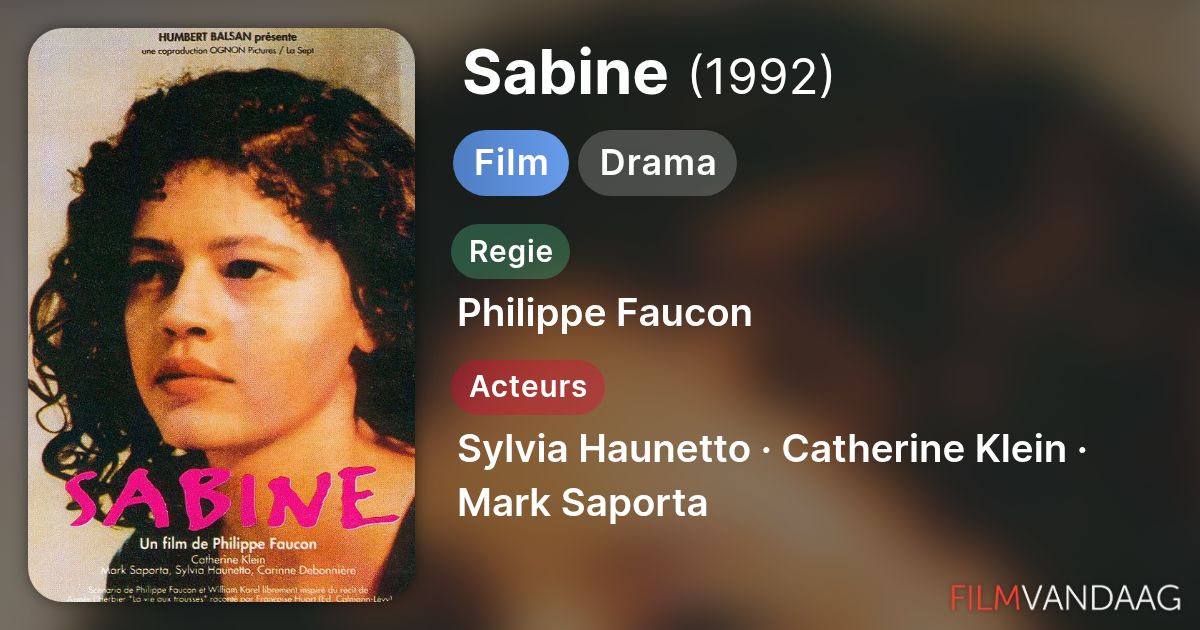 Sabine (film, 1992) - FilmVandaag.nl