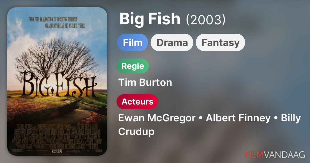 Big Fish (film, 2003) - FilmVandaag.nl
