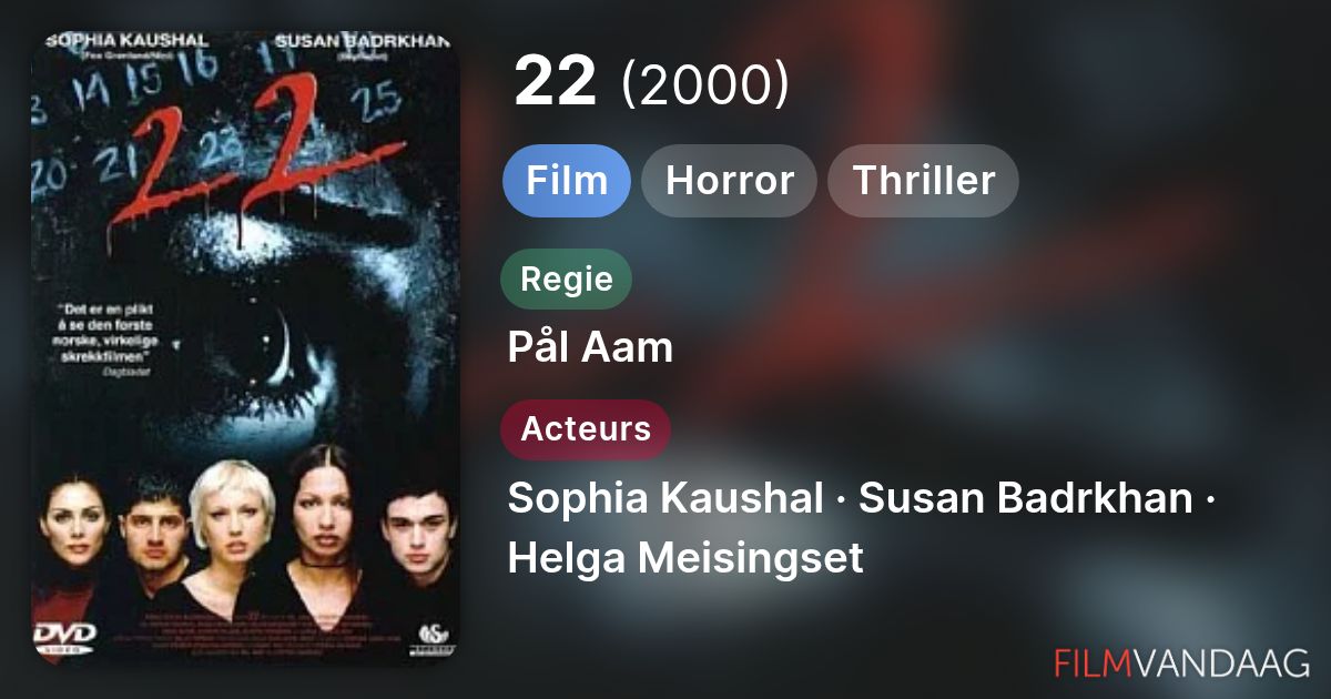 22 (film, 2000) - FilmVandaag.nl