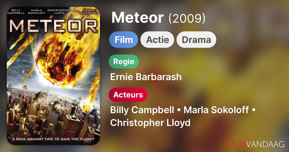 Meteor (film, 2009) - FilmVandaag.nl