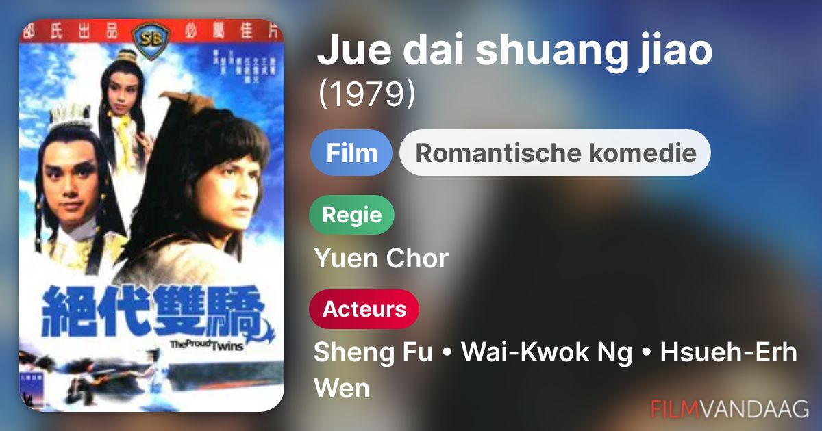 Jue dai shuang jiao (film, 1979) - FilmVandaag.nl