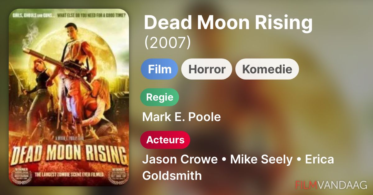 Dead Moon Rising (film, 2007) - FilmVandaag.nl