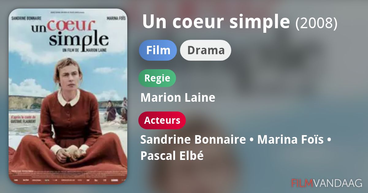 Un coeur simple (film, 2008) - FilmVandaag.nl