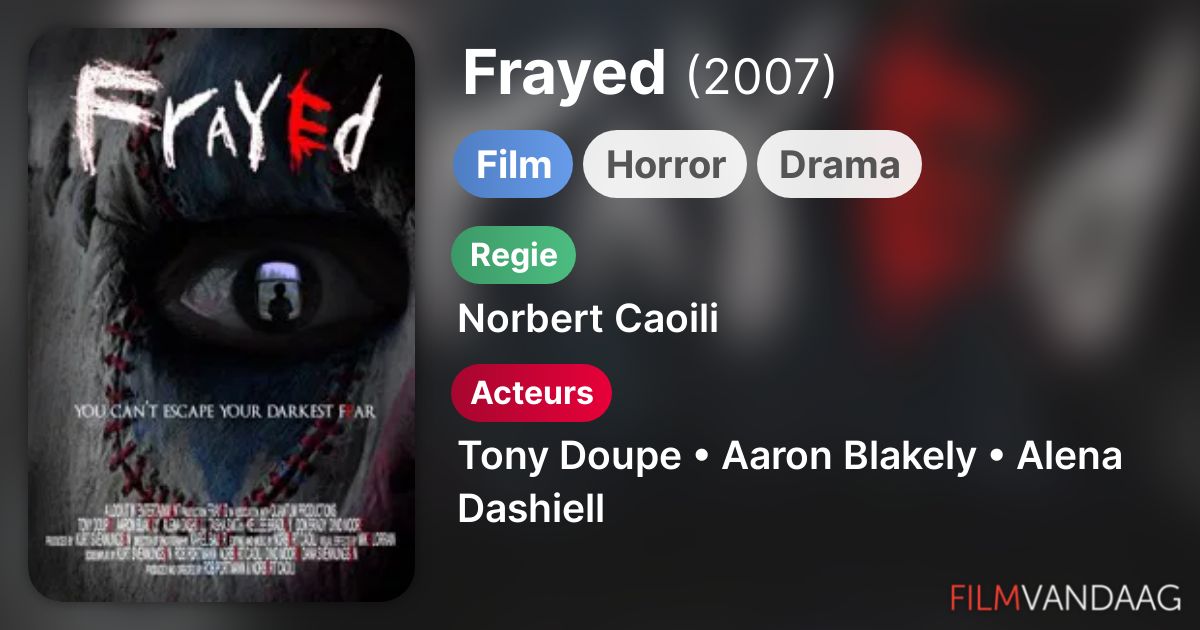 Frayed (film, 2007) - FilmVandaag.nl