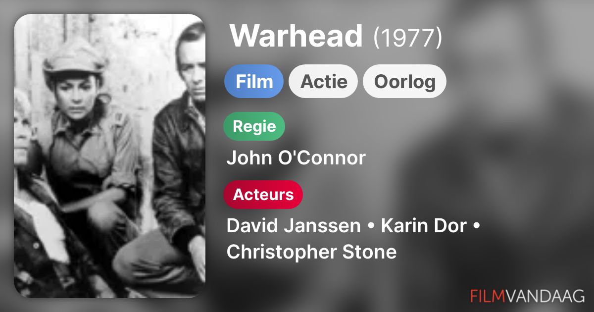 Warhead (film, 1977) - FilmVandaag.nl
