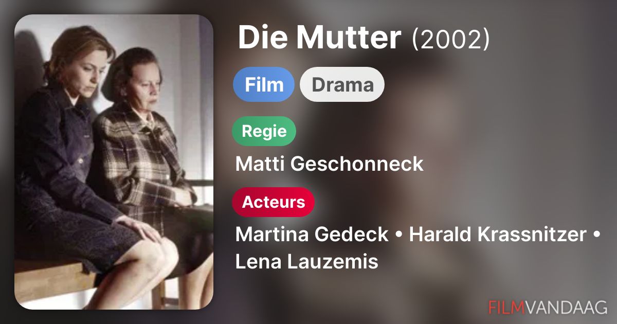 Die Mutter (film, 2002) - FilmVandaag.nl