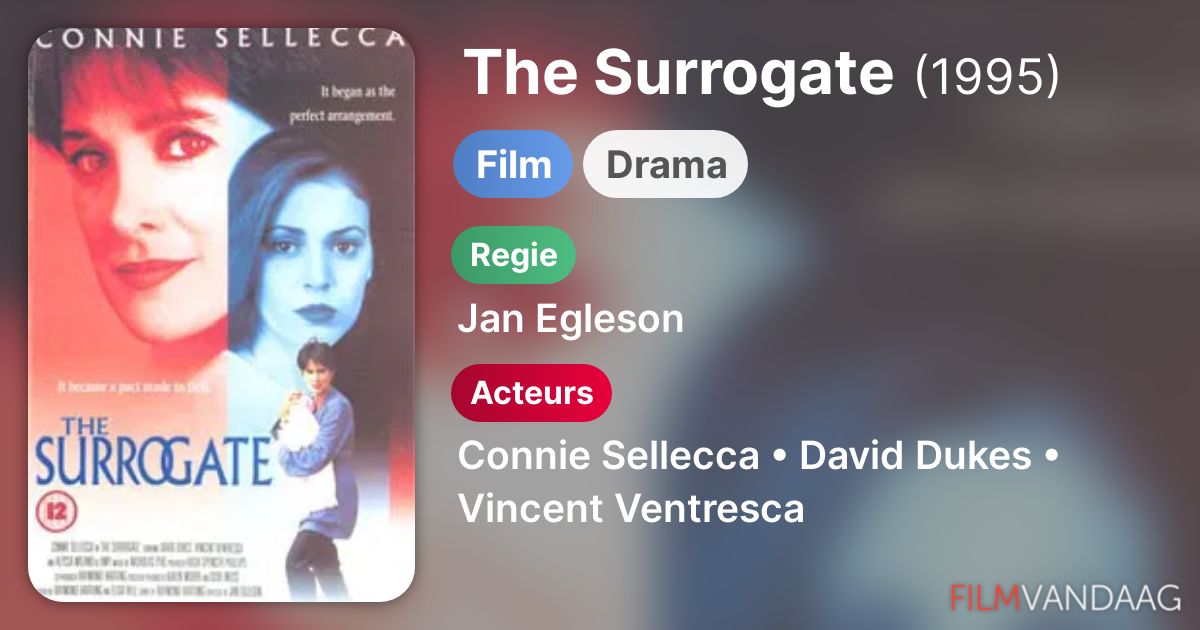The Surrogate (film, 1995) - FilmVandaag.nl