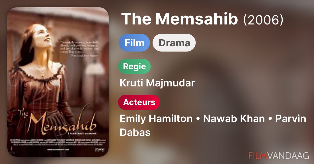 The Memsahib (film, 2006) - FilmVandaag.nl