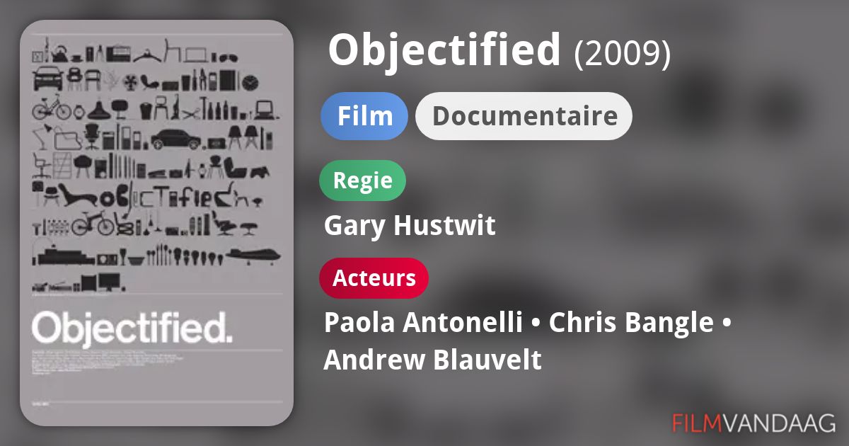 Objectified (film, 2009) - FilmVandaag.nl