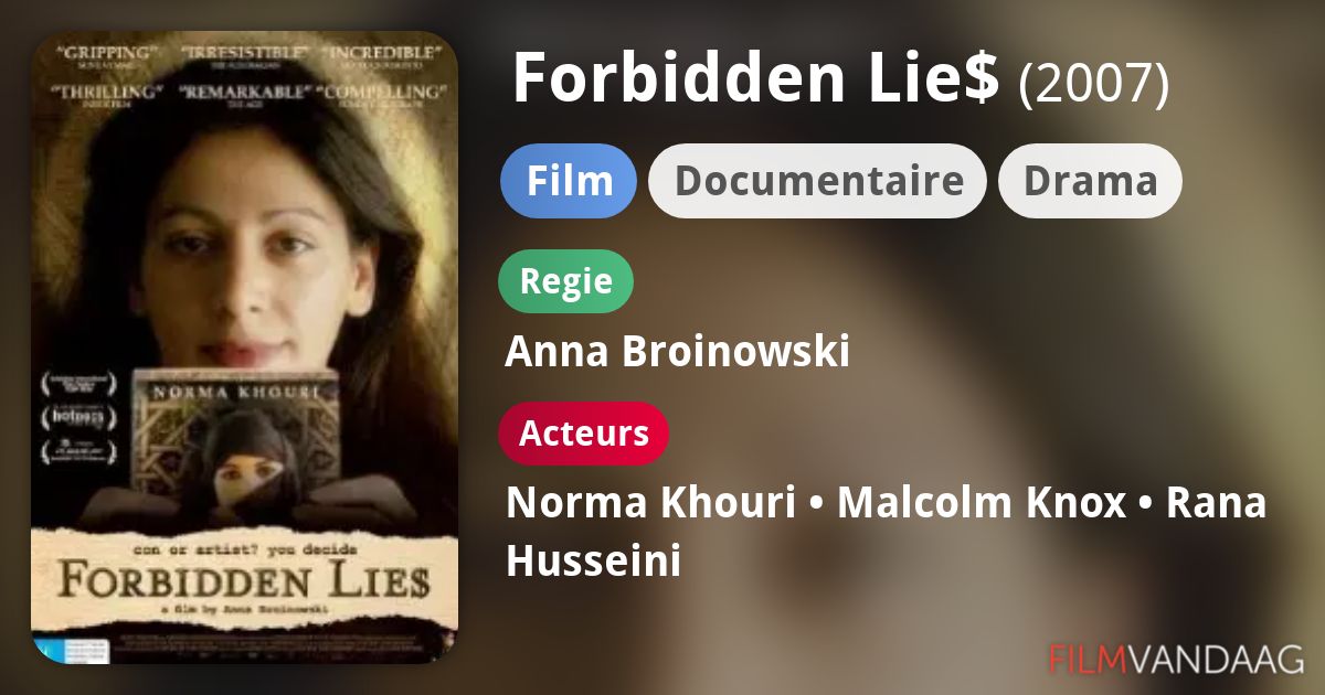 Forbidden Lie$ (film, 2007) - FilmVandaag.nl