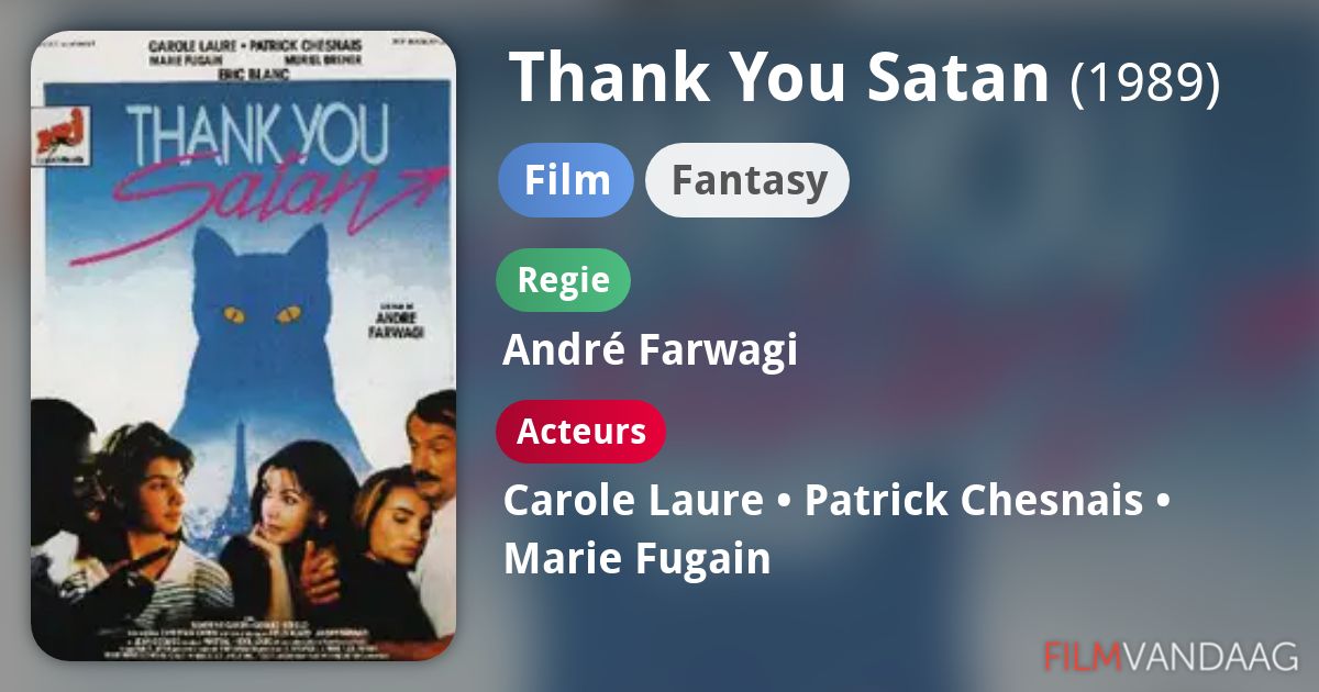 Thank You Satan (film, 1989) - FilmVandaag.nl