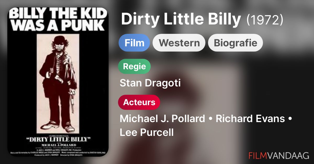 Dirty Little Billy (film, 1972) - FilmVandaag.nl