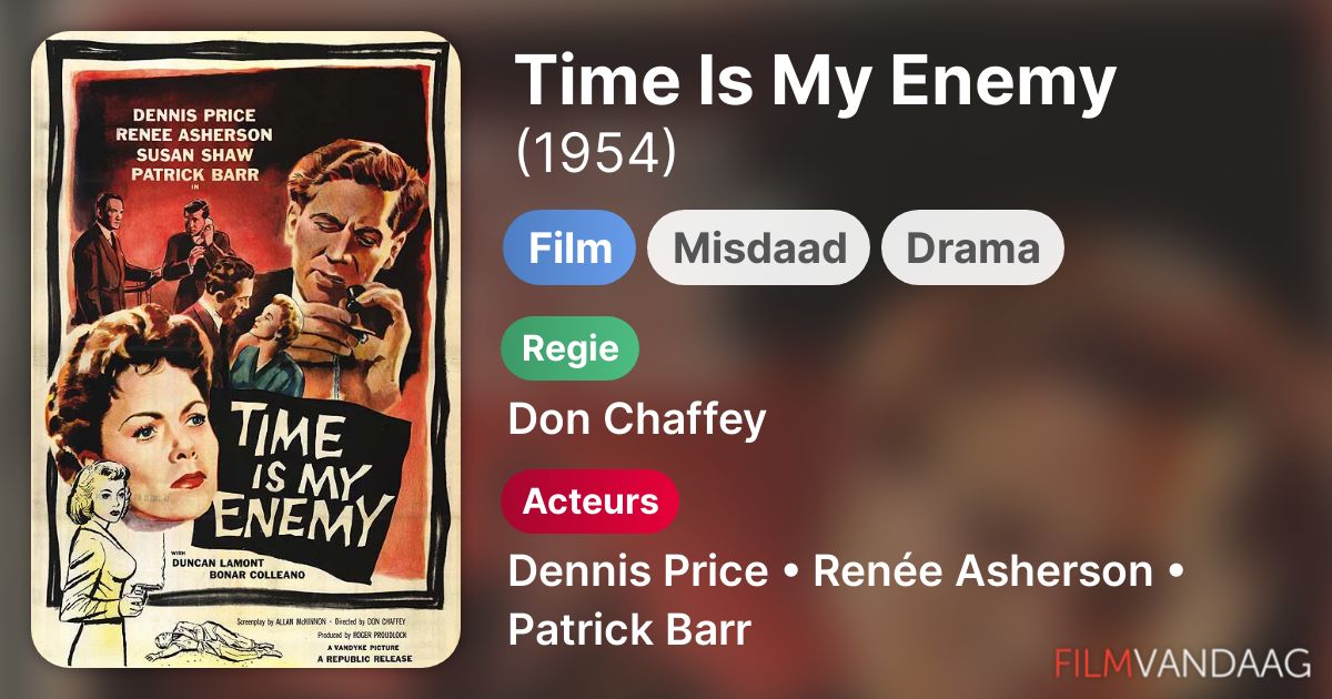 Time Is My Enemy (film, 1954) - FilmVandaag.nl