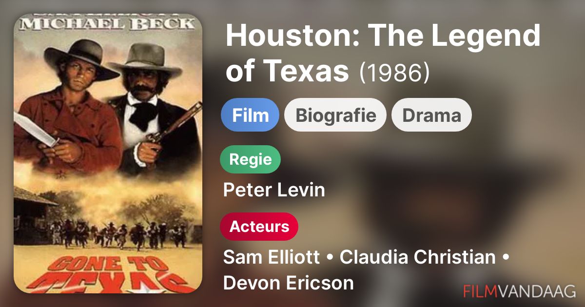 Houston: The Legend of Texas (film, 1986) - FilmVandaag.nl
