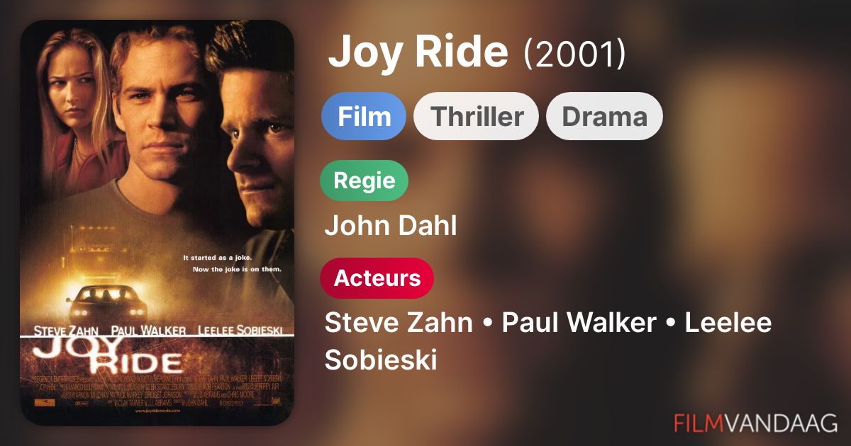 Joy Ride (film, 2001) - FilmVandaag.nl