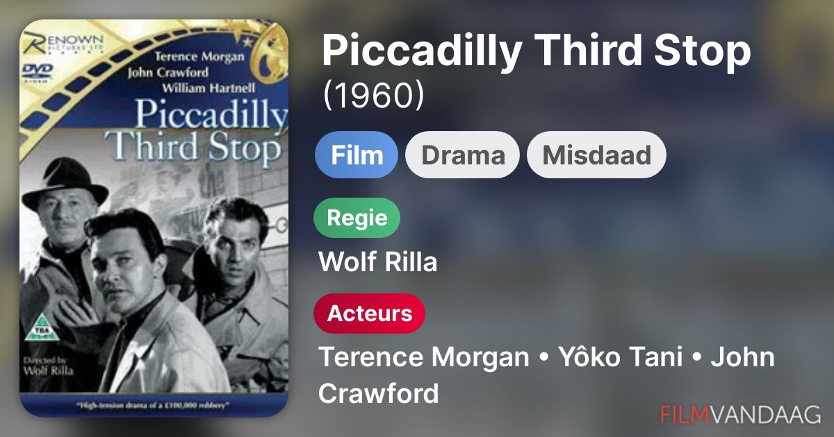 Piccadilly Third Stop (film, 1960) - FilmVandaag.nl