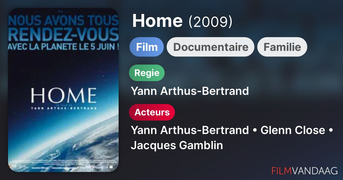 Home (film, 2009) - FilmVandaag.nl