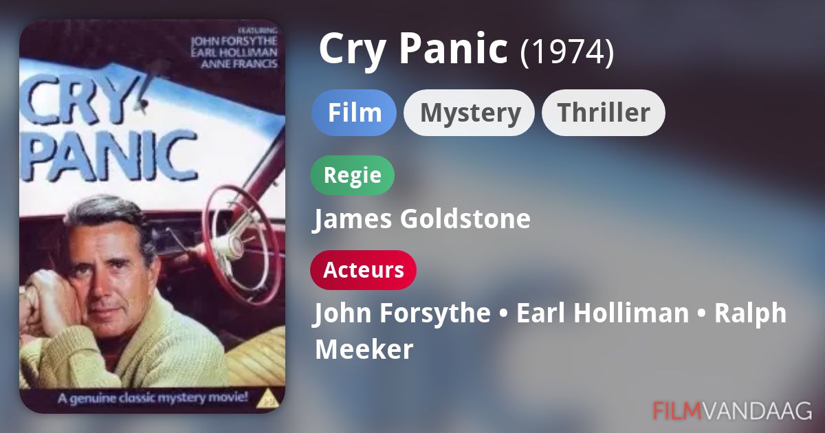 Cry Panic (film, 1974) - FilmVandaag.nl