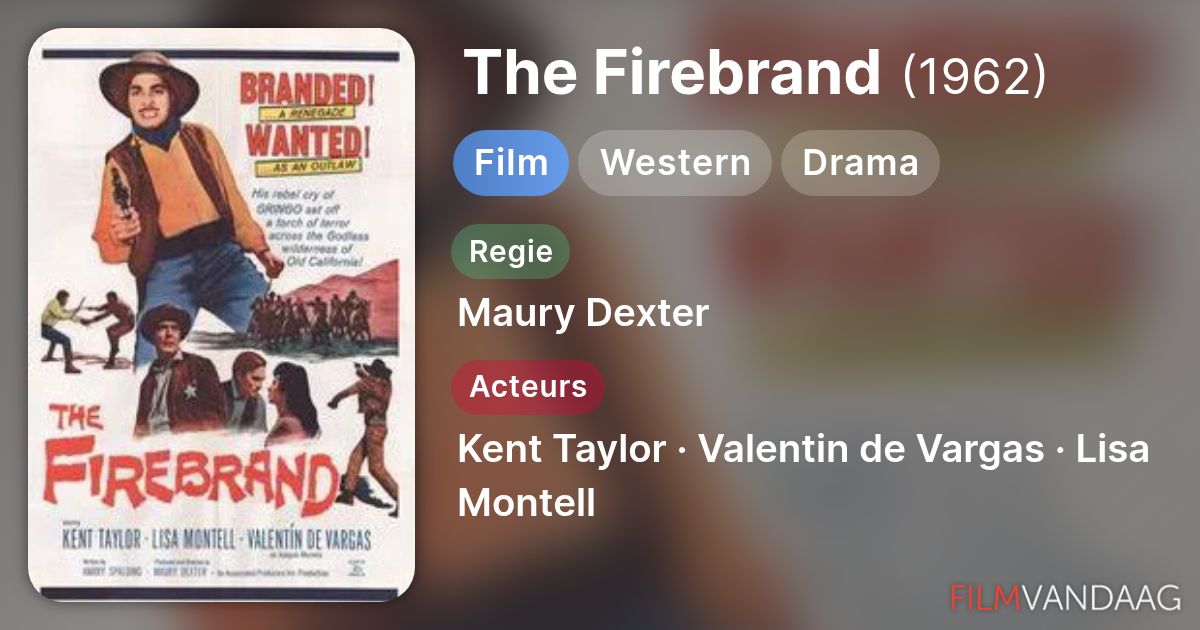 The Firebrand (film, 1962) - FilmVandaag.nl