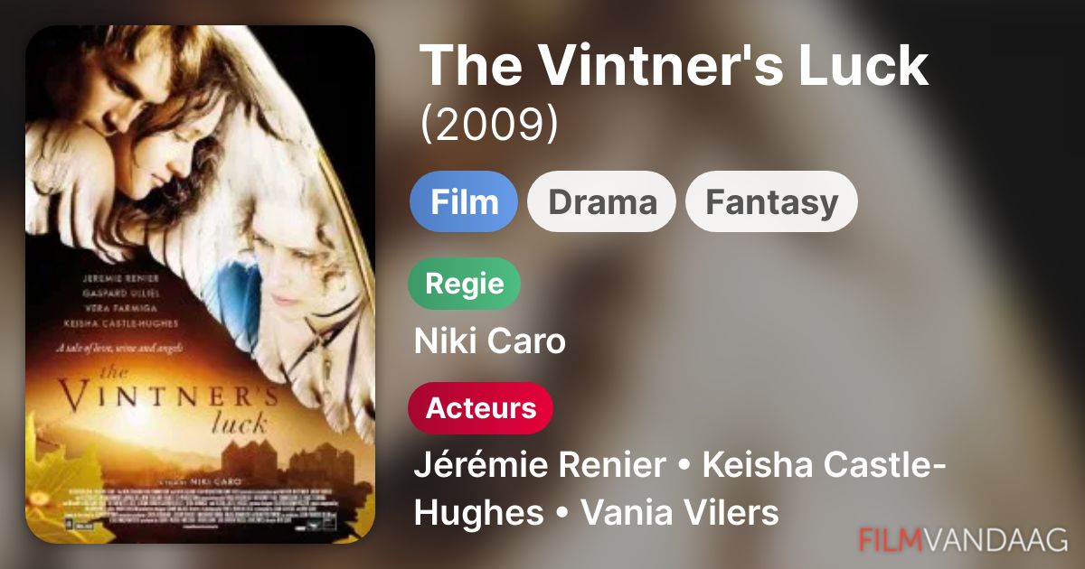 The Vintner's Luck (film, 2009) - FilmVandaag.nl