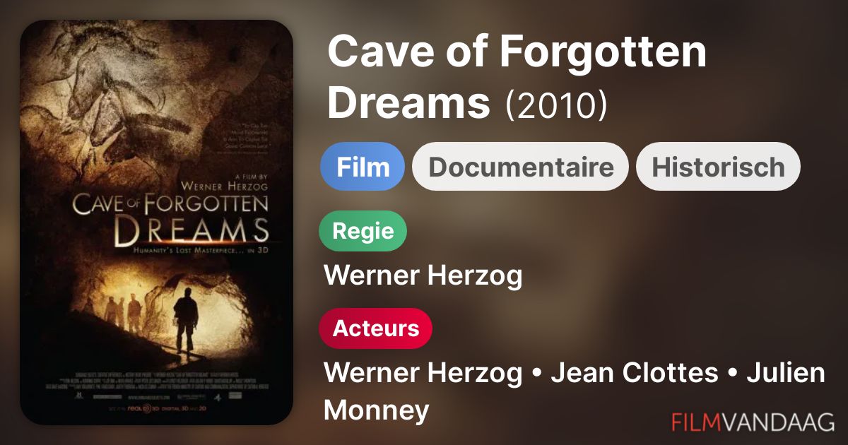 Cave of Forgotten Dreams (film, 2010) - FilmVandaag.nl