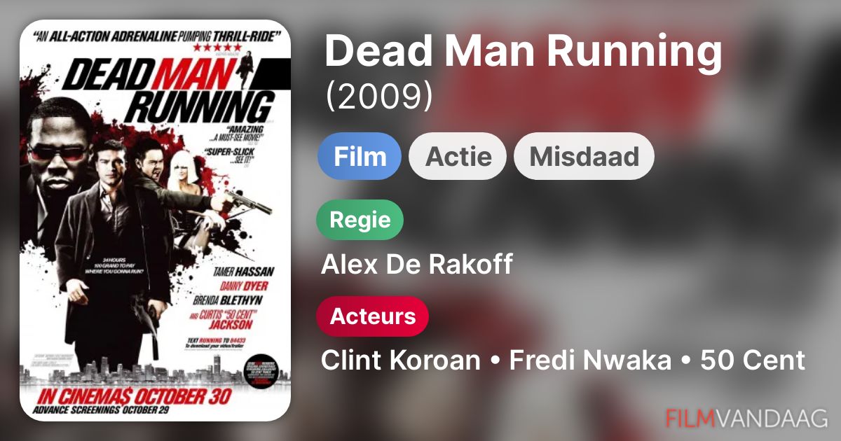 Dead Man Running (film, 2009) - FilmVandaag.nl