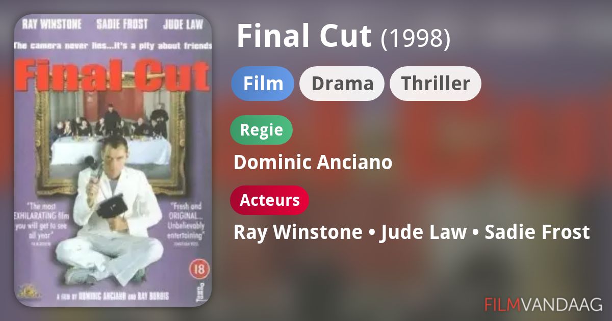 Final Cut (film, 1998) - FilmVandaag.nl