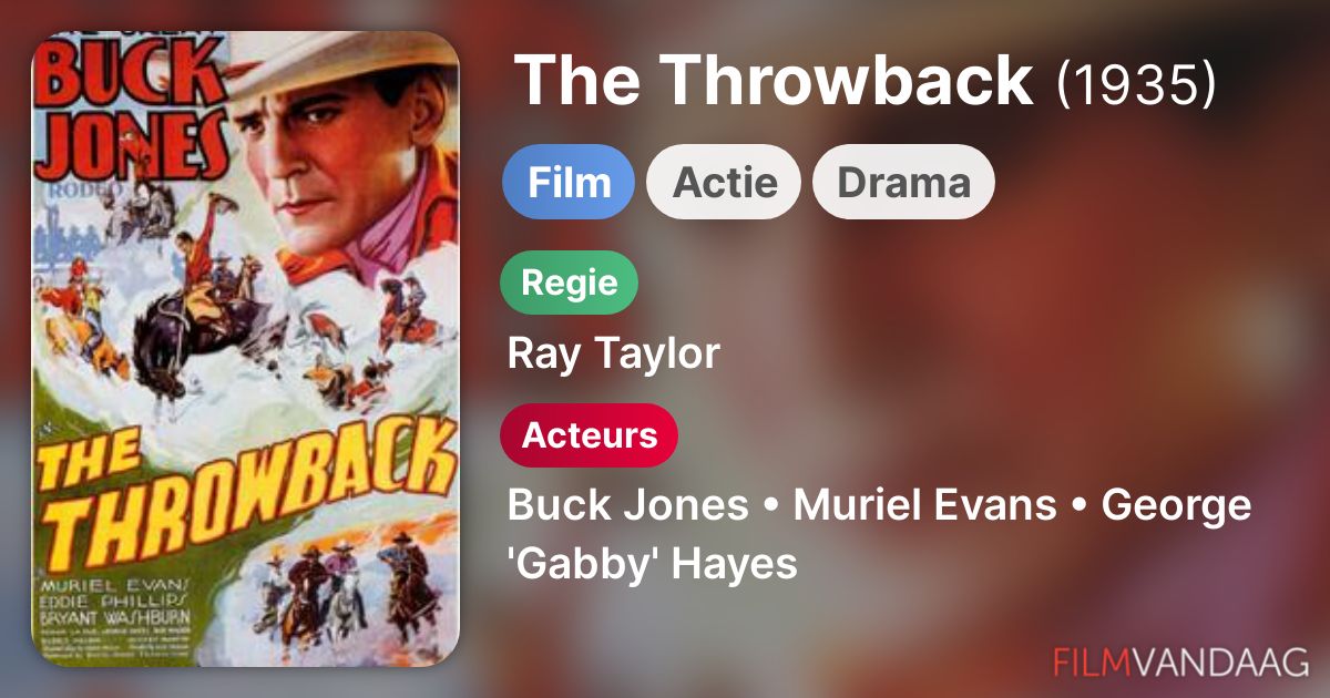 The Throwback (film, 1935) - FilmVandaag.nl