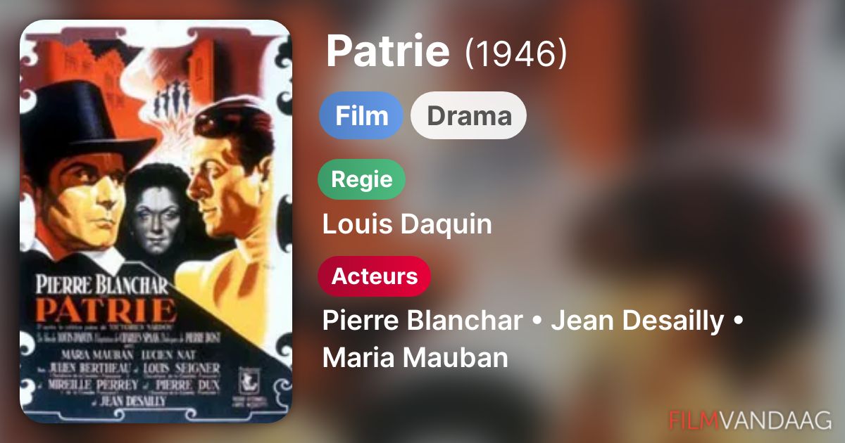 Patrie (film, 1946) - FilmVandaag.nl