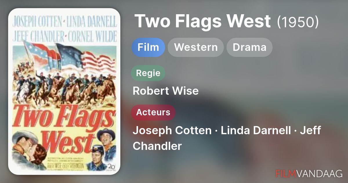 Two Flags West (film, 1950) - FilmVandaag.nl