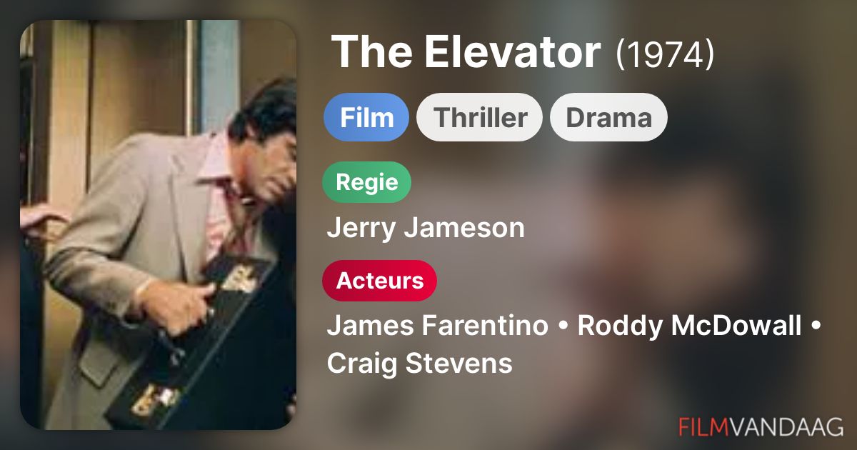 The Elevator (film, 1974) - FilmVandaag.nl