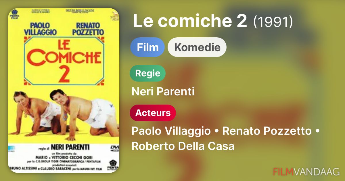 Le comiche 2 (film, 1992) - FilmVandaag.nl