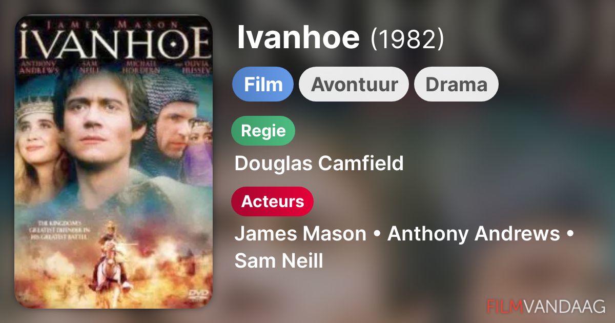 Alle acteurs in Ivanhoe (film, 1982) - FilmVandaag.nl