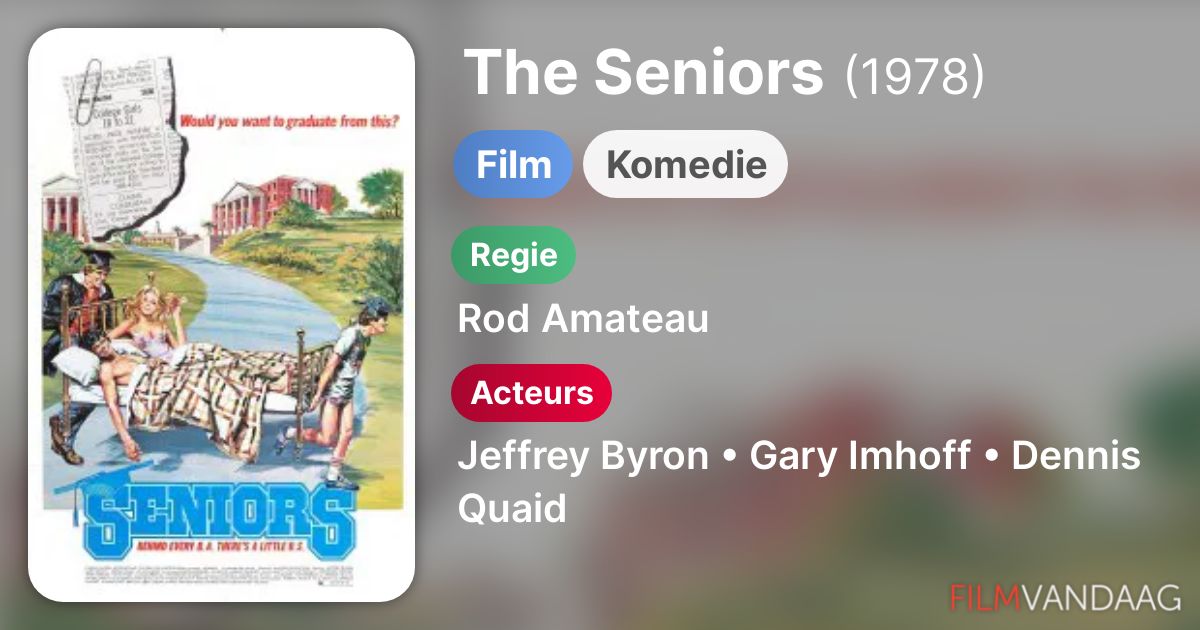 The Seniors (film, 1978) - FilmVandaag.nl