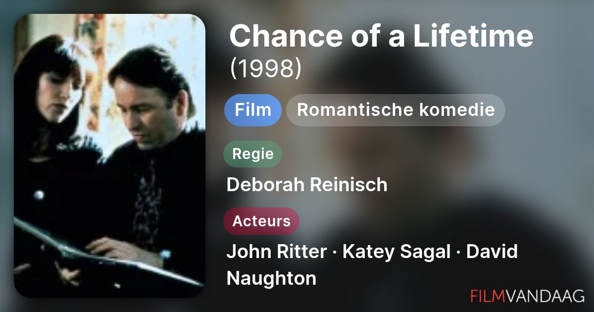 Chance of a Lifetime (film, 1998) - FilmVandaag.nl