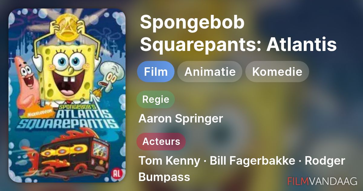 Spongebob Squarepants: Atlantis Squarepantis (film, 2007) - FilmVandaag.nl