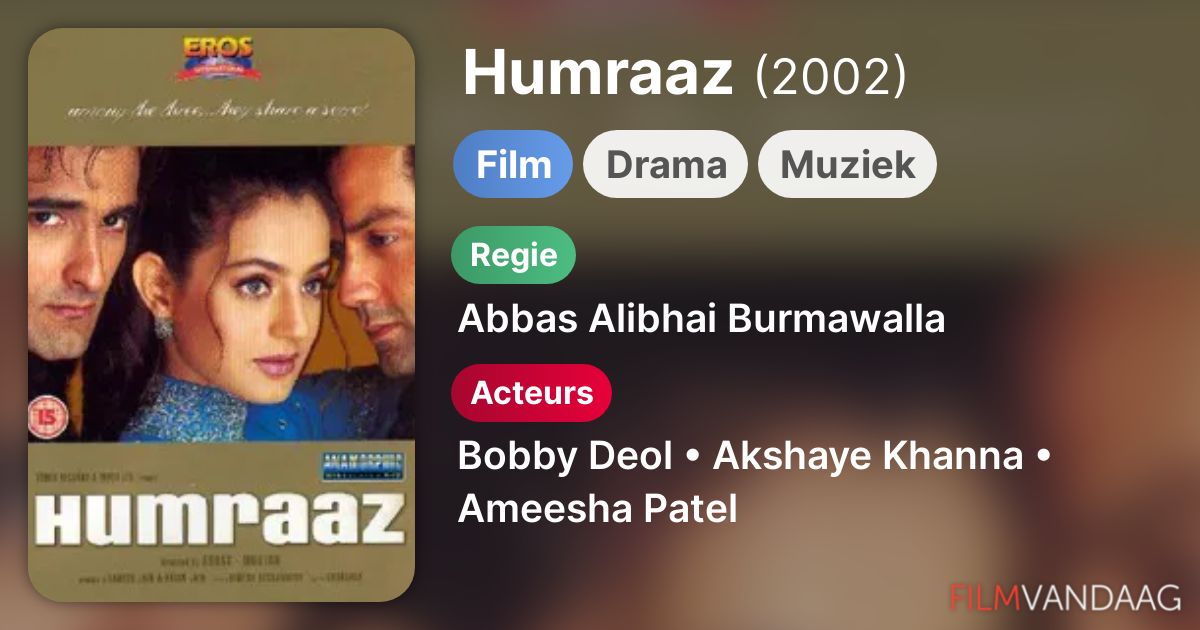 Humraaz (film, 2002) - FilmVandaag.nl