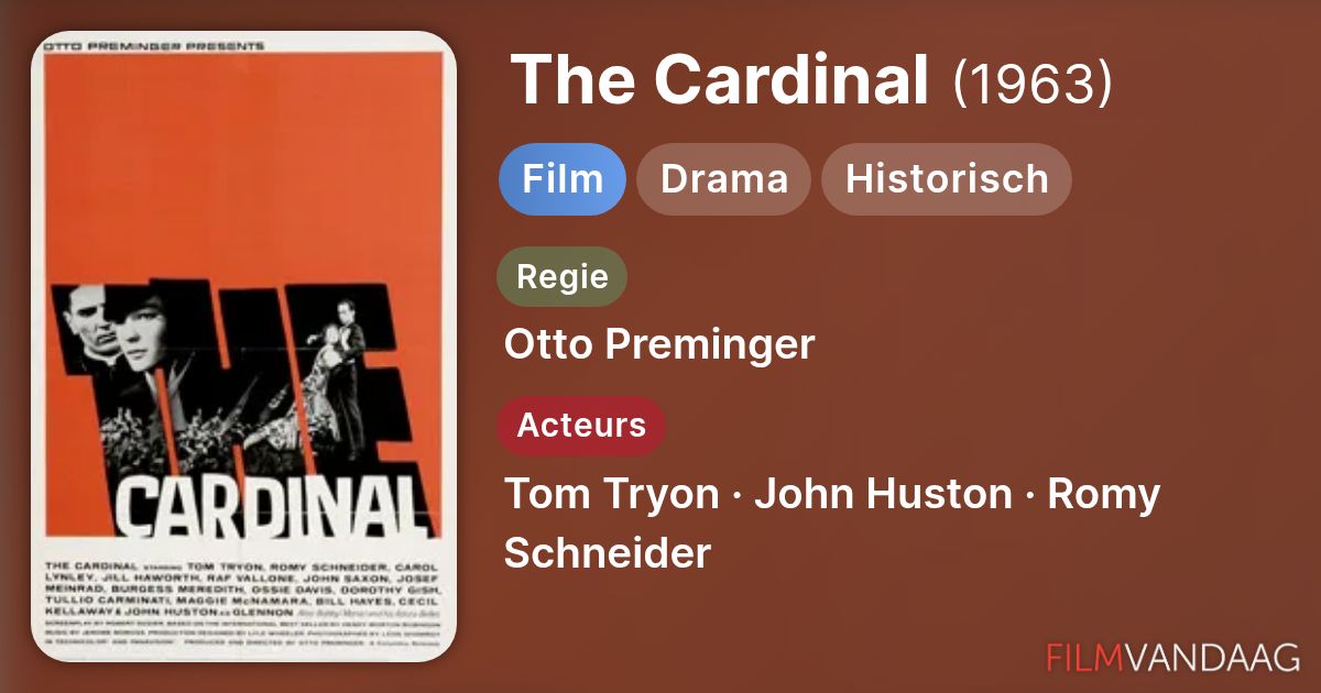 The Cardinal (film, 1963) - FilmVandaag.nl