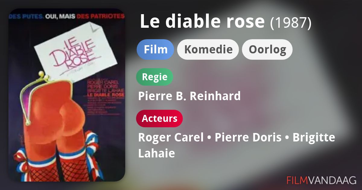 Le diable rose (film, 1987) - FilmVandaag.nl