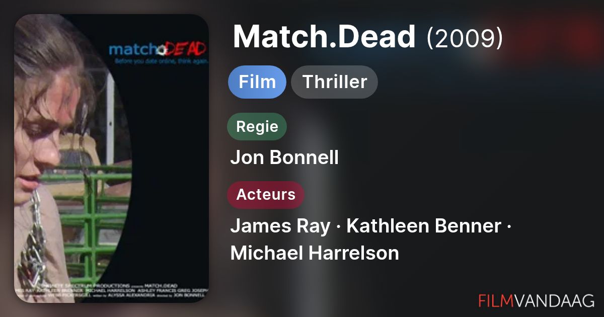 Match.Dead (film, 2009) - FilmVandaag.nl